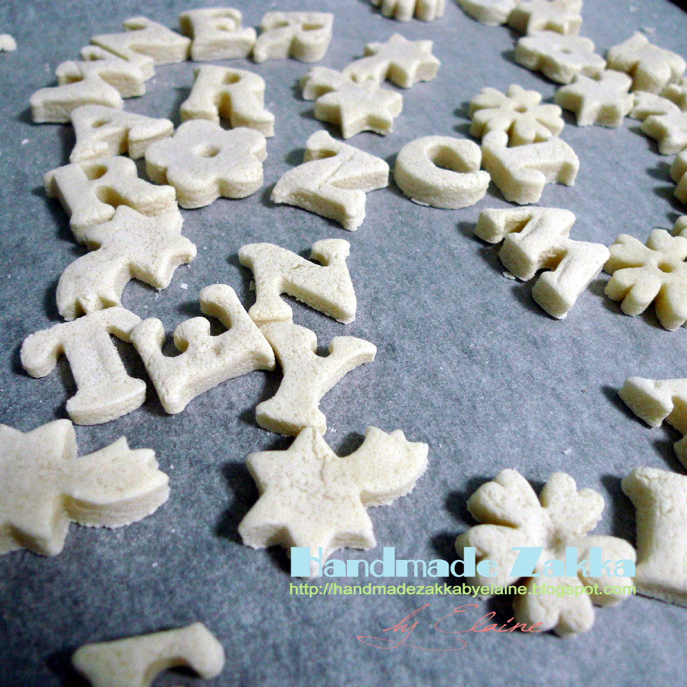 Handmade Zakka by Elaine: Salt Dough Name Plate