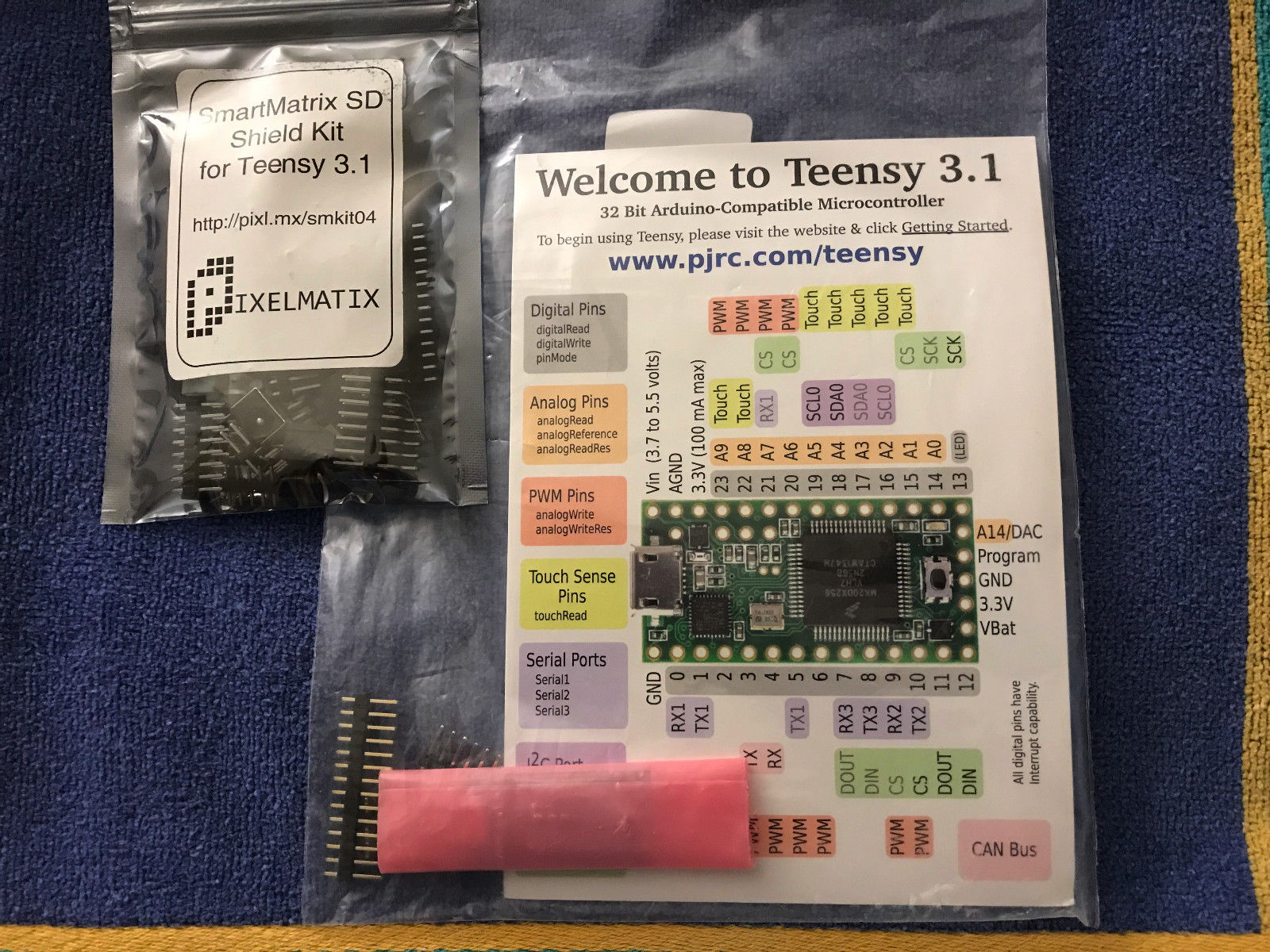 My Commentary and Technical help: Teensy 3.1 and SmartMatrix SD running ...