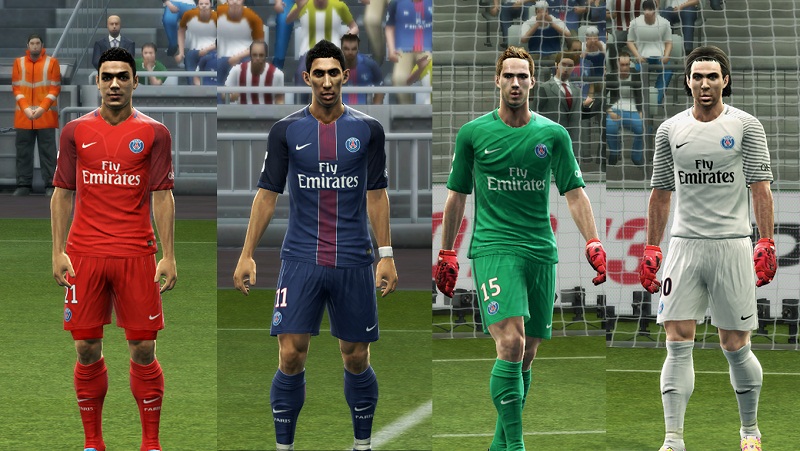 Paris Saint-Germain 2016-2017 Kits PES 2013 By Vulcanzero ...