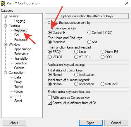 IT SWEET - IT service technologies : IT INFO: HP1910 (H3C) Console, Putty. включение BackSpace.