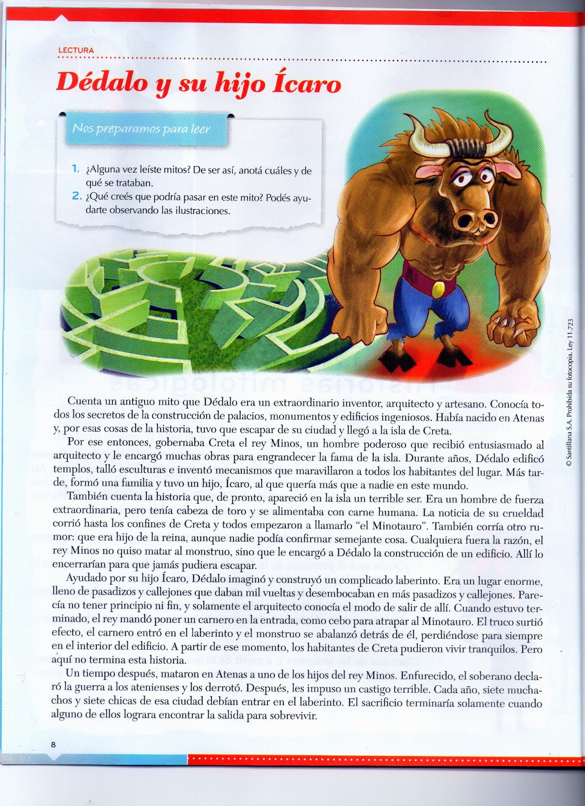 ESBA Flores - 6º Grado: ¡Un mito griego para compartir!