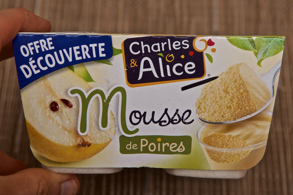 Mousse de Poires (4x48g) par Charles et Alice