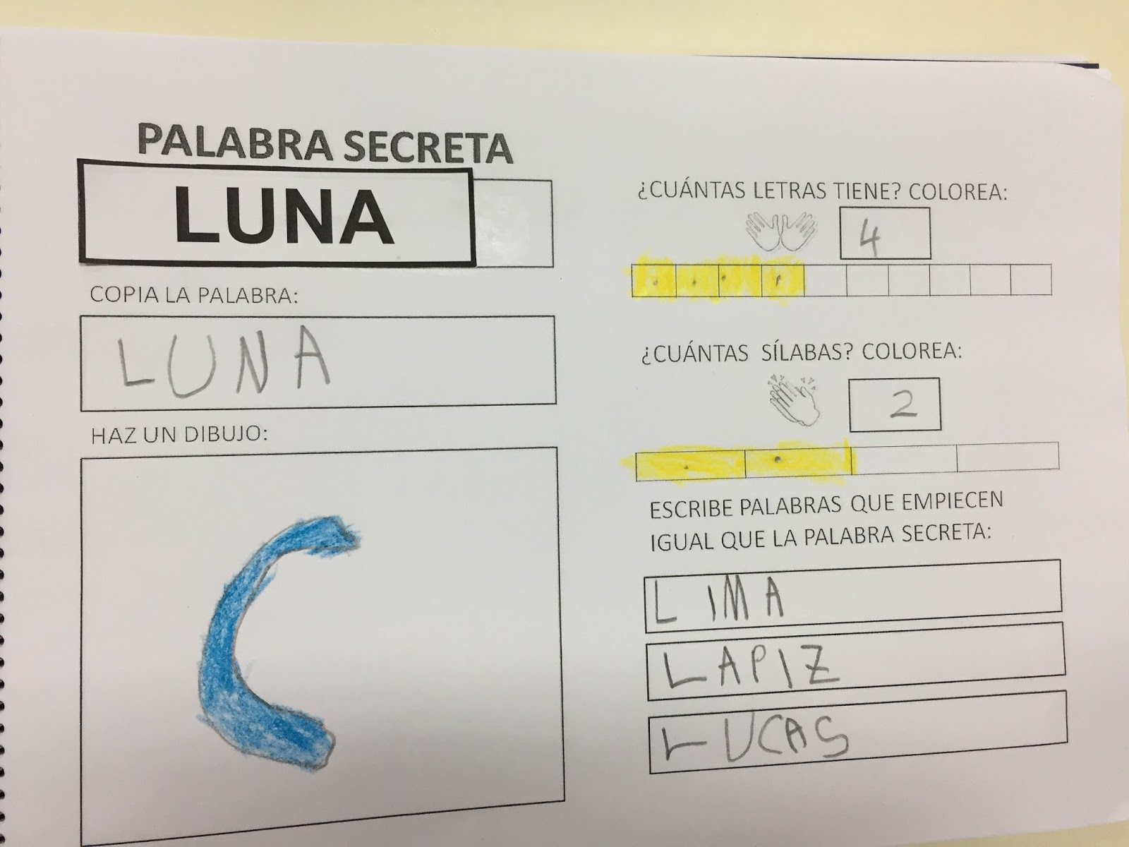 MIS PALABRAS SECRETAS