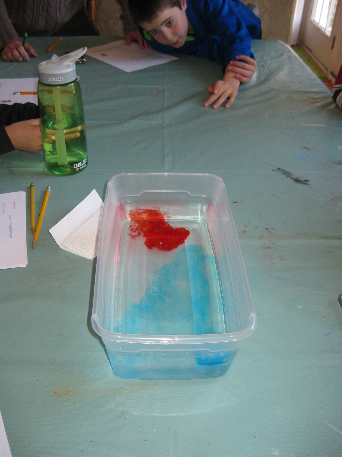 Solagratiamom: Week 22 - Weather Fronts - Experiment Extravaganza Day!