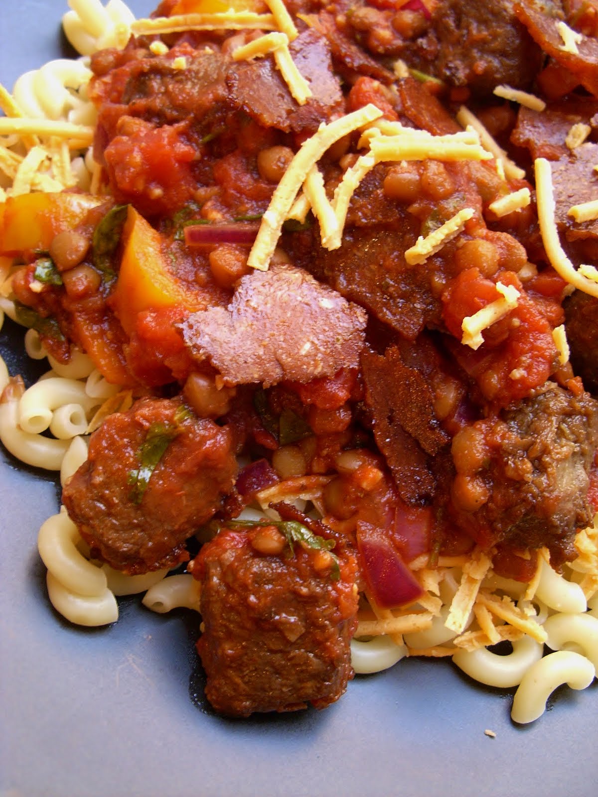 Meet The Shannons: The Betty Crocker Project : Diablo Beef-less Lentil ...