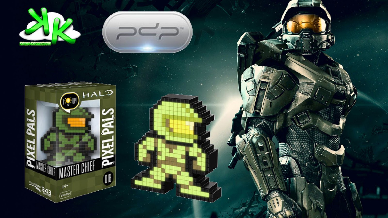 Halo Master Chief Pixel Pals by PDP Unboxing and Review