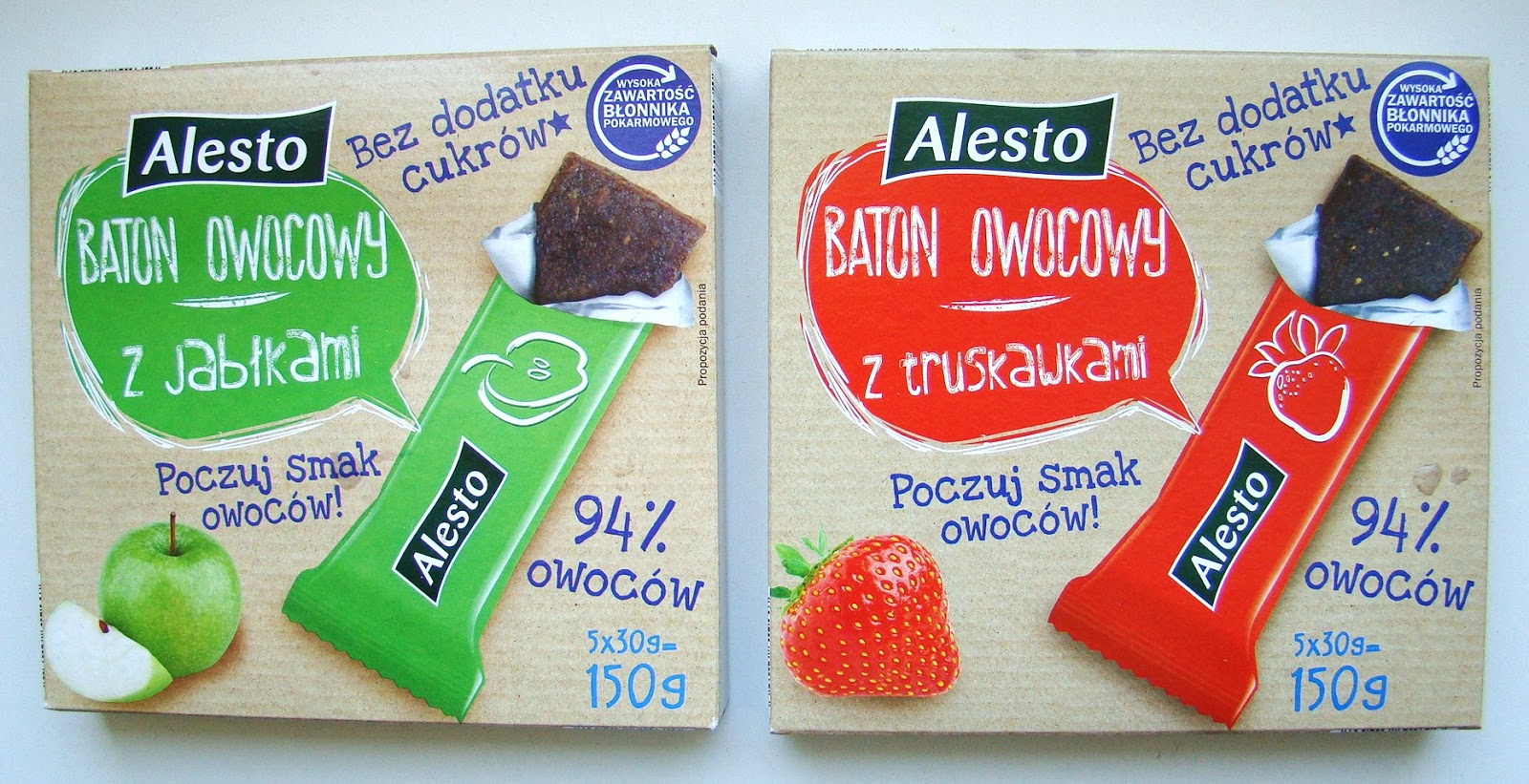 SMACZNE I WEGAŃSKIE: BATONY OWOCOWE Alesto