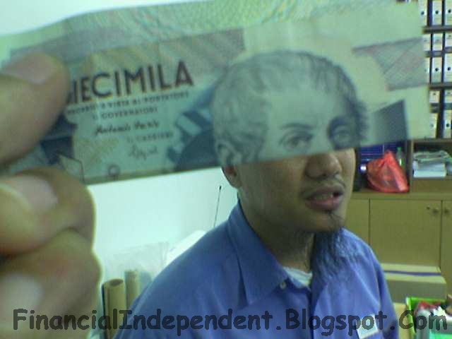 Money Face But Partially Real Face