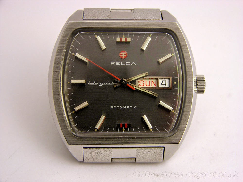 70s Watches: Mint Felca Teleguide Automatic - AS 1896 NOS