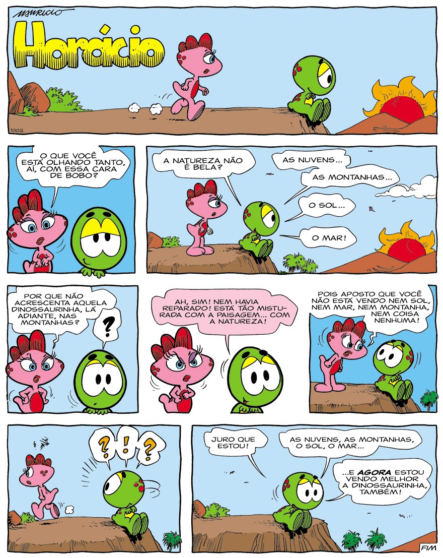 Blog do XANDRO: Tiras N°8485 : HORÁCIO - Mauricio de Sousa!