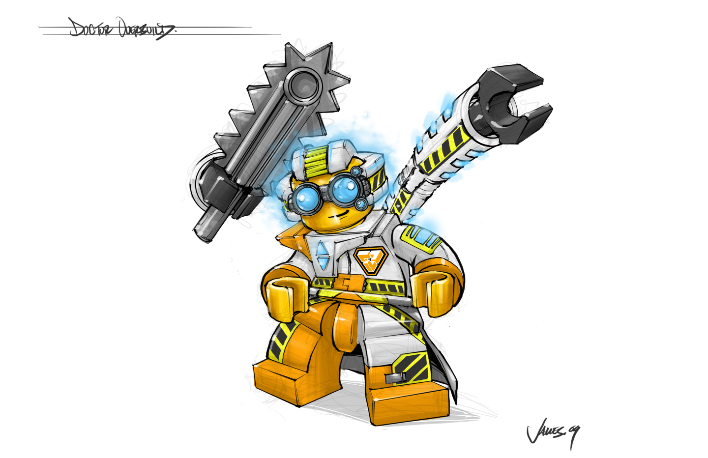 Imagining LEGO Universe: Faction Leader Design: Doc Overbuild, Assembly