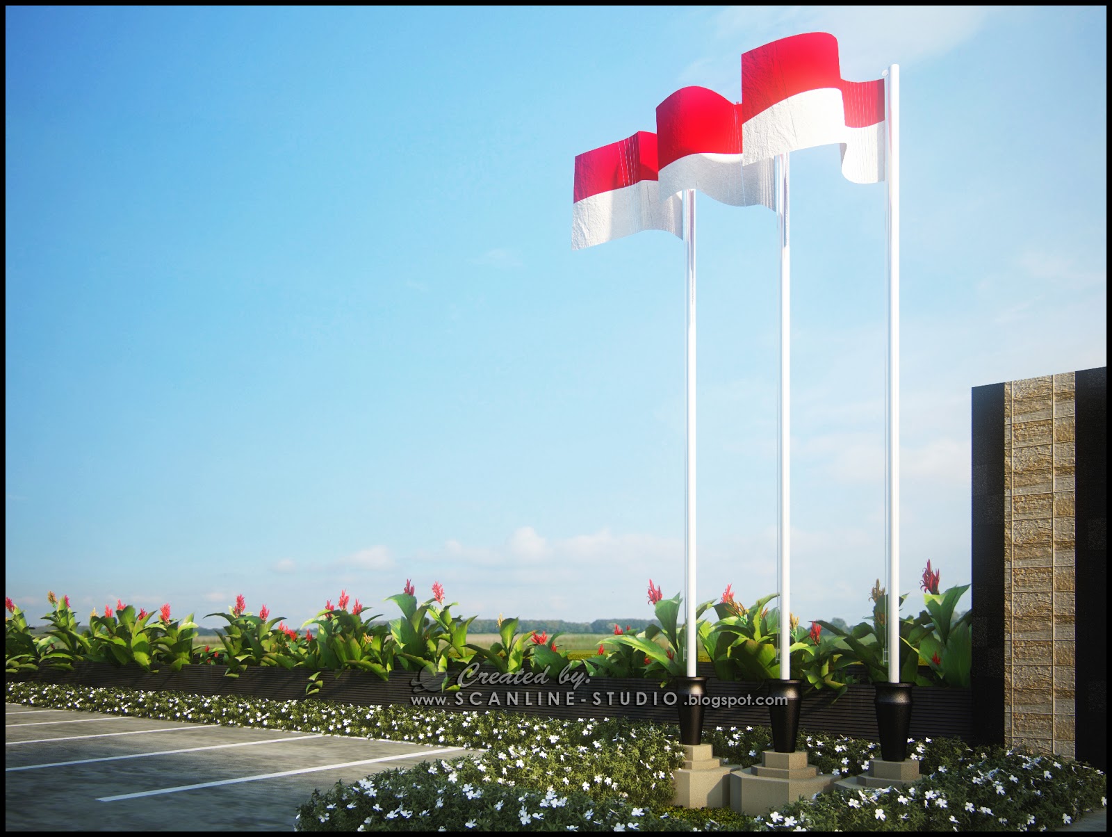 Scanline Art Gallery: DESAIN TAMAN RTH GUNUNG KIDUL