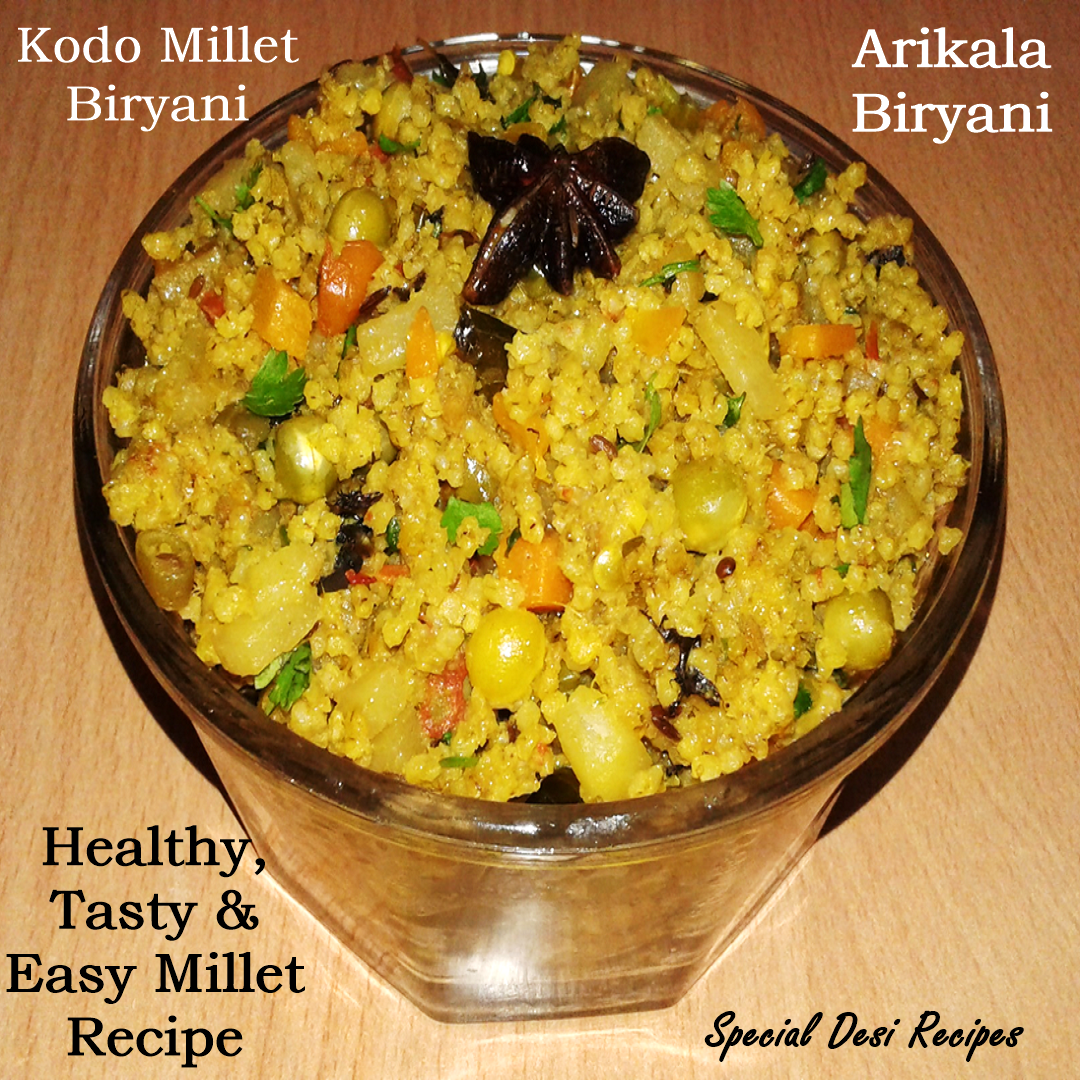 kodo millet pulao | millet recipes | special desi recipes - Special ...