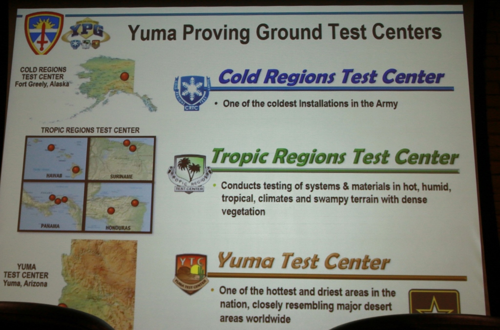 Trekin' with the Cartwrights: Behind the Big Guns Tour - Yuma Proving ...