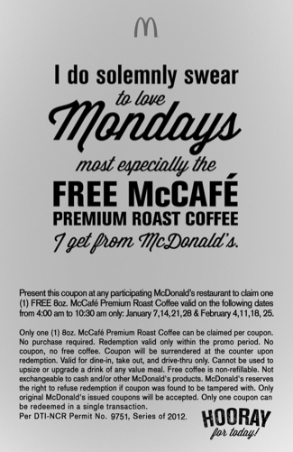 Hooray for Mondays at McDonalds - THE RED LIPPIE ADVENTURES