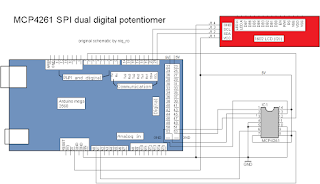 Arduino tehNiq: MCP4261 dual digital potentiometer
