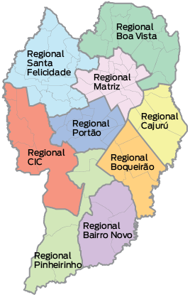 Você pode fazer a diferença ???: Curitiba e sua divisão administrativa ...