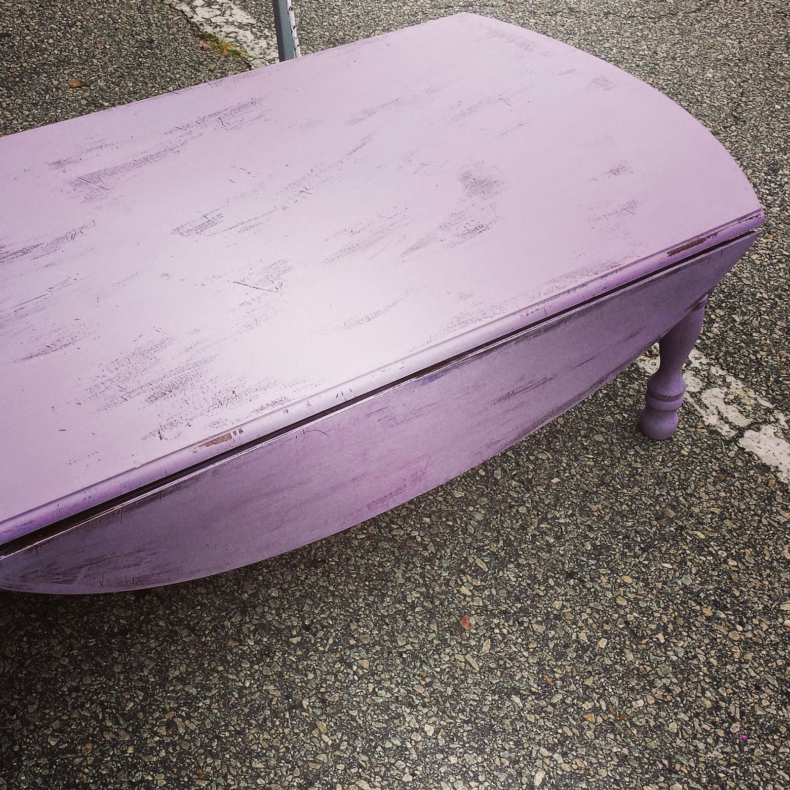 416 ReDesign: Purple Coffee Table