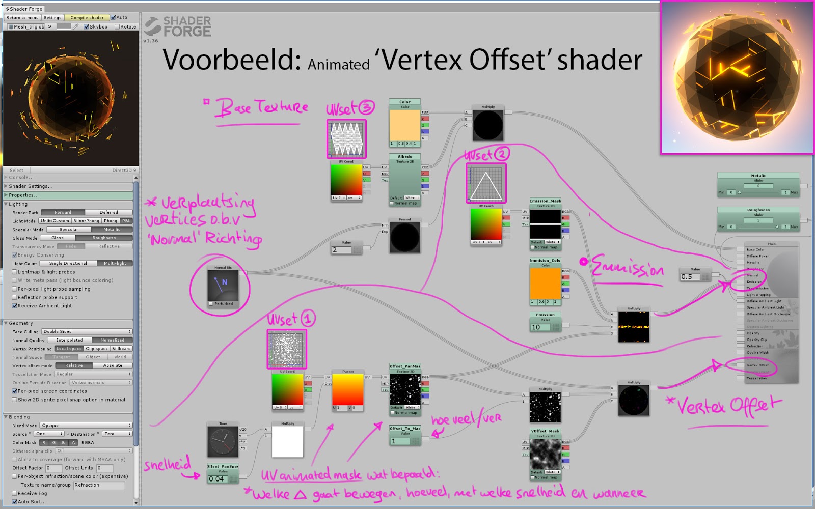 Game Tech Art: Week 5: Voorbeelden van Shader Effecten (Meindert)