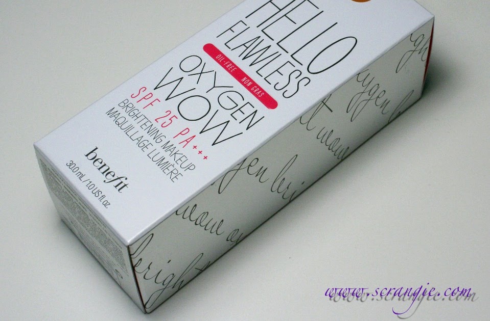 Scrangie: Benefit Hello Flawless Oxygen WOW! Brightening Makeup ...