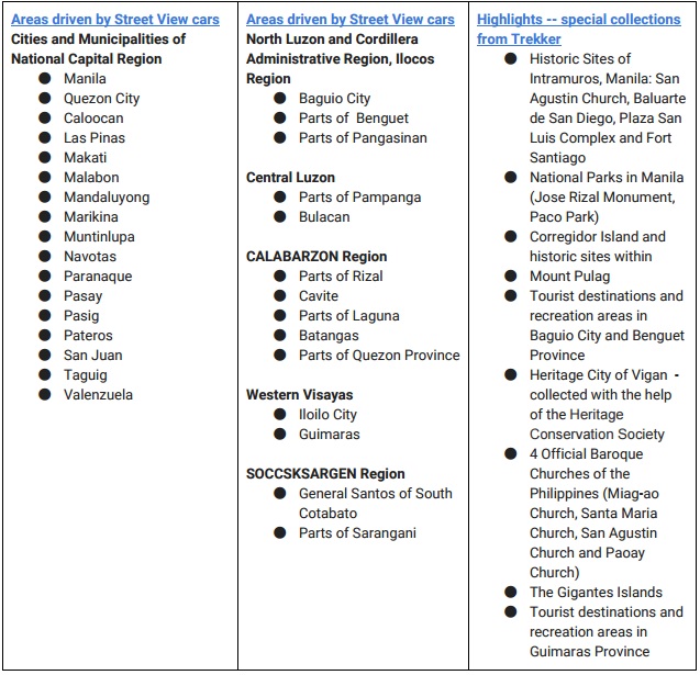 Street View imagery of the Philippines now live on Google Maps
