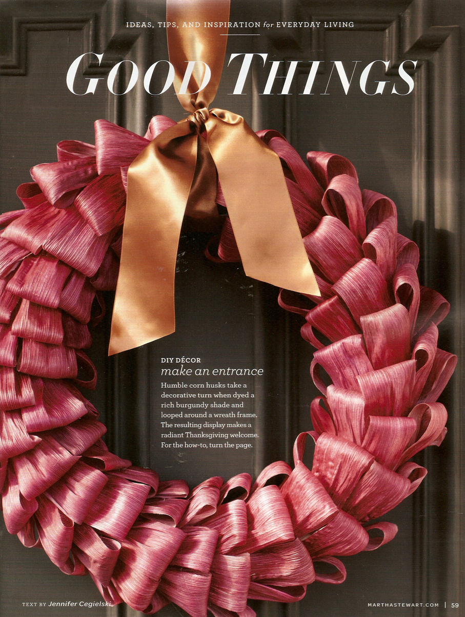 MARTHA MOMENTS: The November Issue