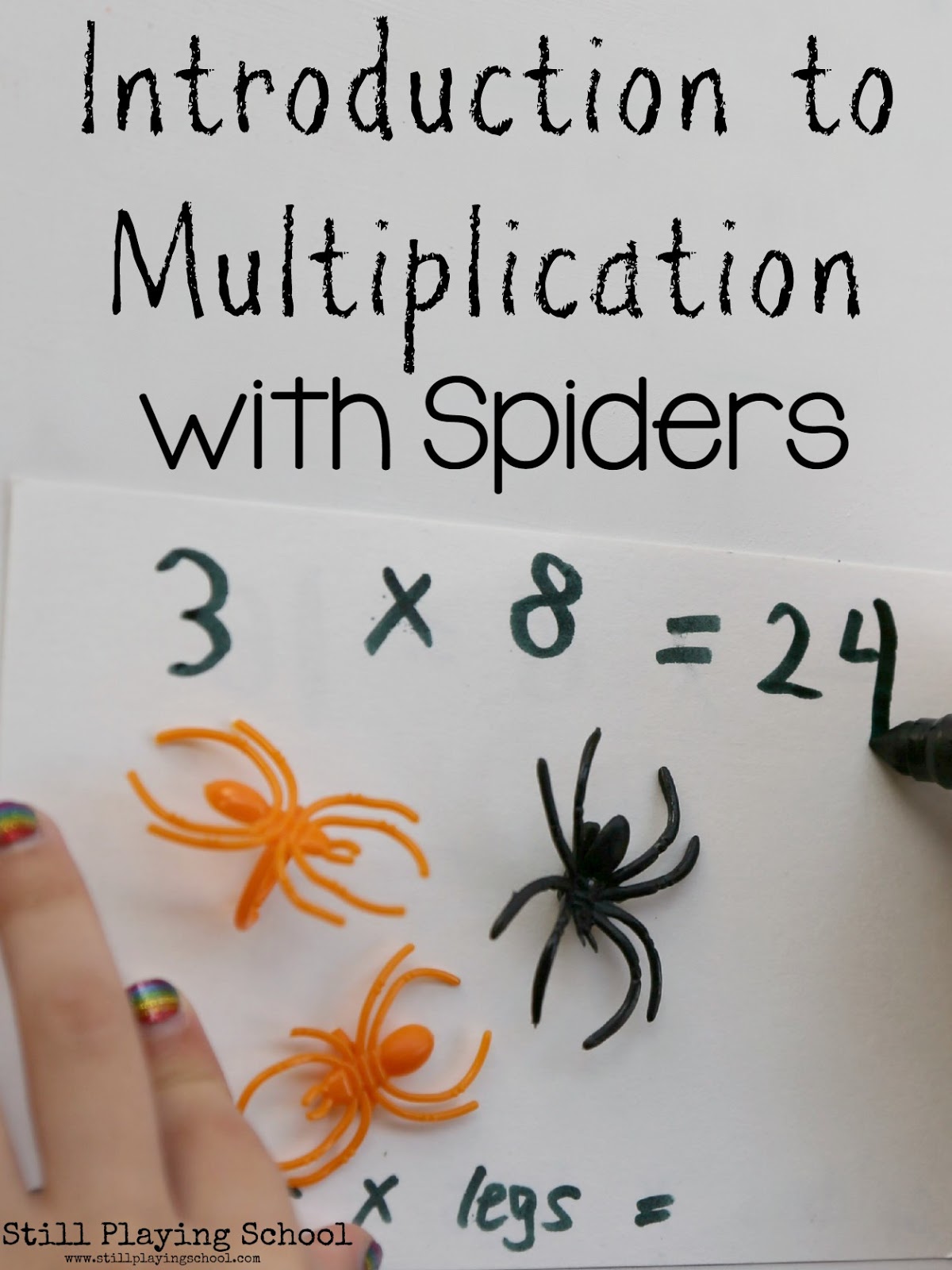 Introduction to Multiplication with Spiders | Still Playing School
