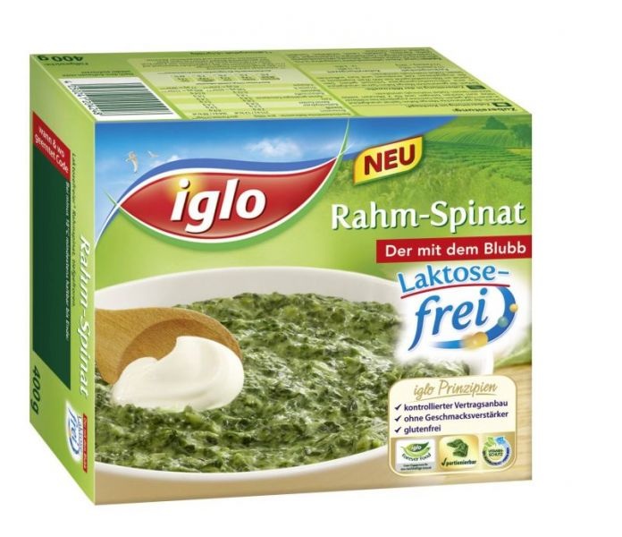 iglo macht jetzt glutenfreies Rahmspinat! ♥ Ein glutenfreier Blog