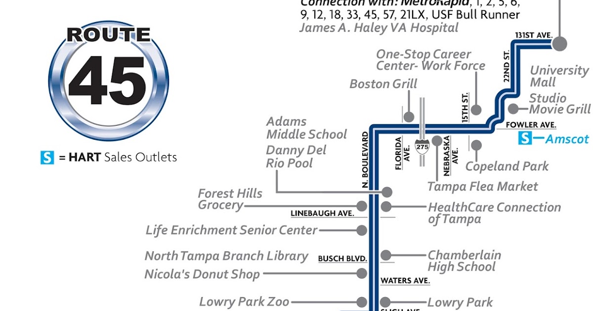 In Transit - The Official HART Transit Blog: Route of the Week: Route 45