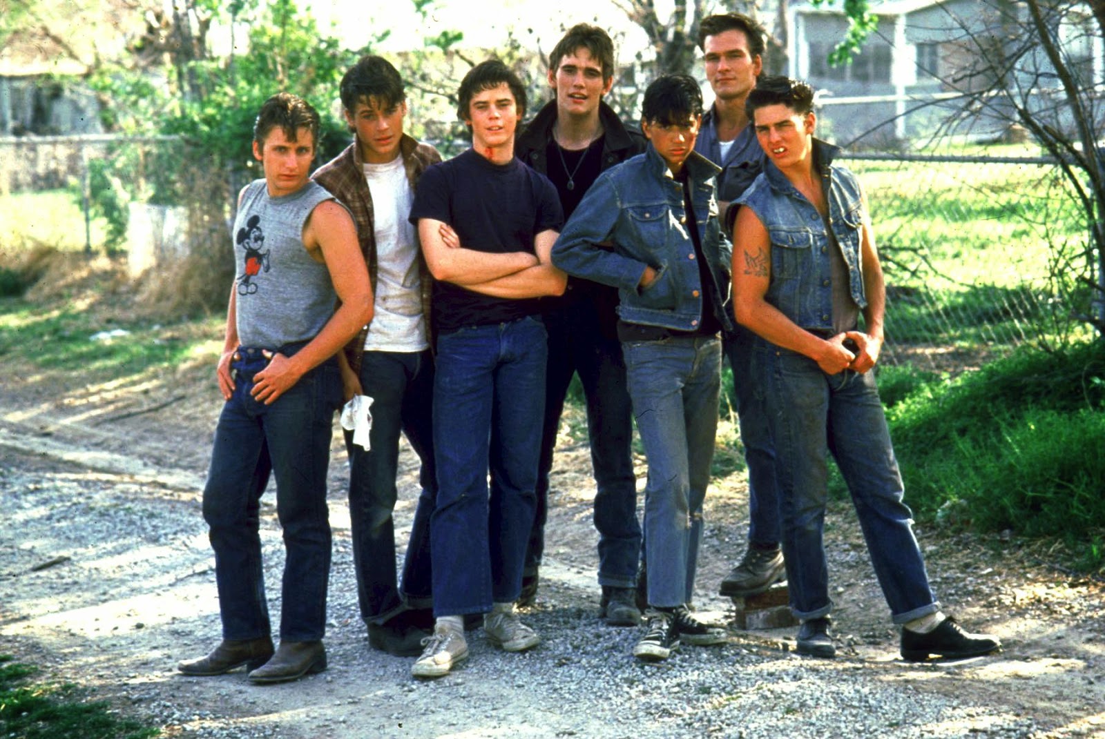 The Greasers from Francis Ford Coppola's "The Outsiders" (1983 ...