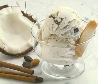 Las recetas de Lidia: Helado de coco