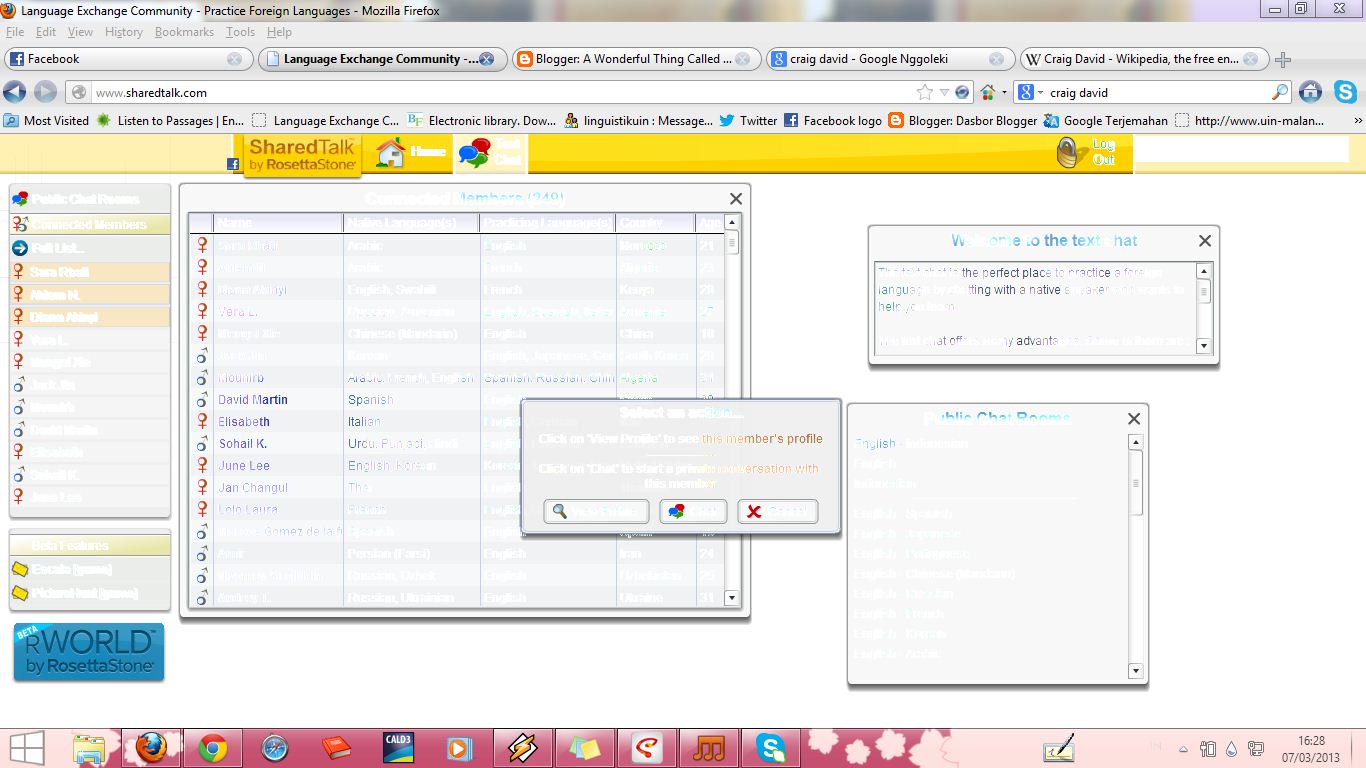 Language Exchange Community : SharedTalk ~ Life Comma