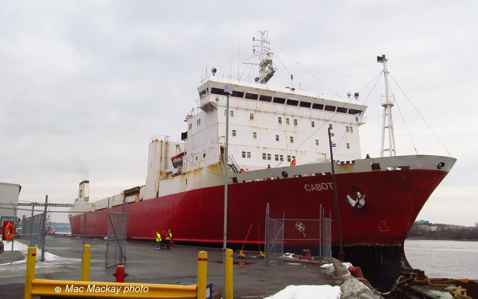 Shipfax: Finished with engines - Cabot on last leg