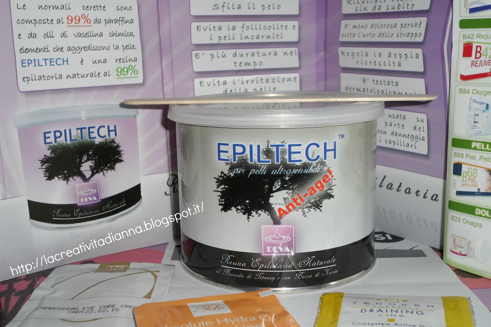 La Creatività di Anna!!!: RESINA EPILTECH AL TITANIO DEVA.