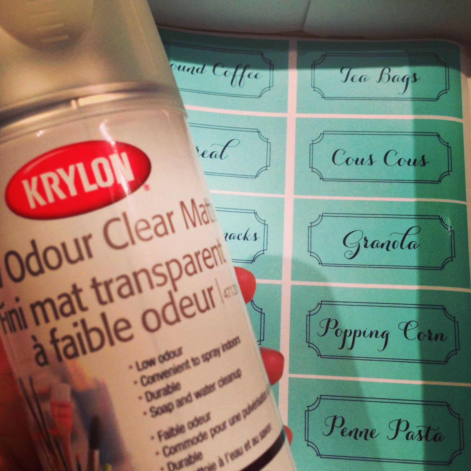 How to Smudge-Proof your Pantry Labels (and Other Printed Goods)