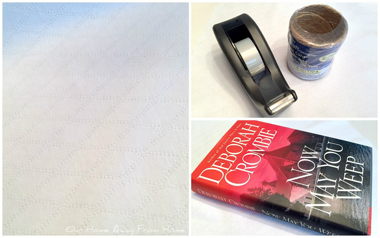 Our Home Away From Home: AN EASY WAY TO WRAP BOOKS WITH FABRIC