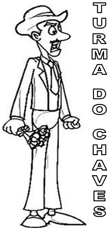 Desenhos para Pintar: Turma do Chaves para Colorir Online