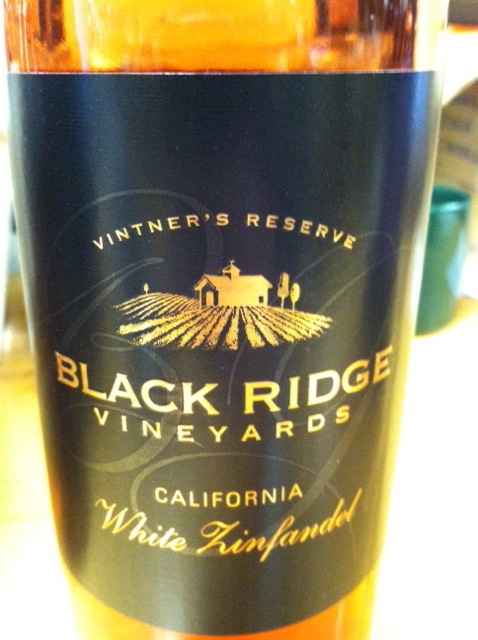 Wine Time: Tasting - "Black Ridge White Zin"