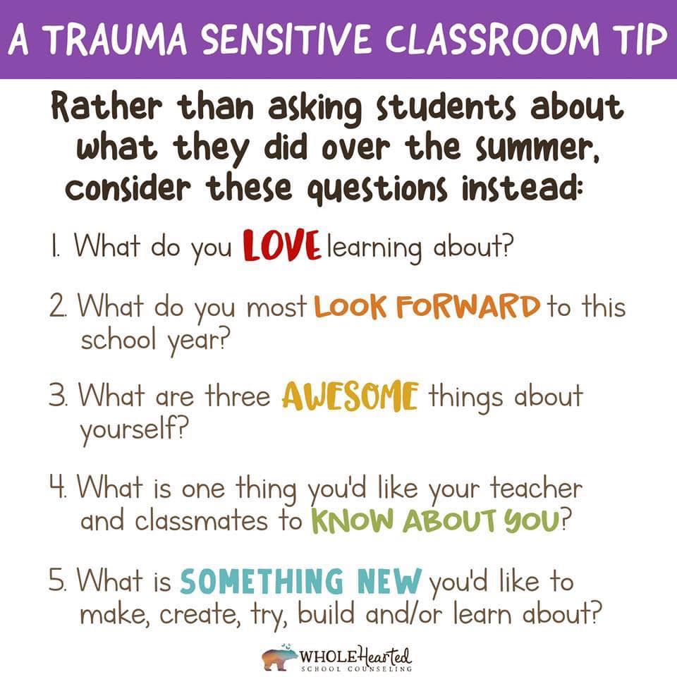 Kindergarten and Mooneyisms: A Trauma Sensitive Classroom Tip