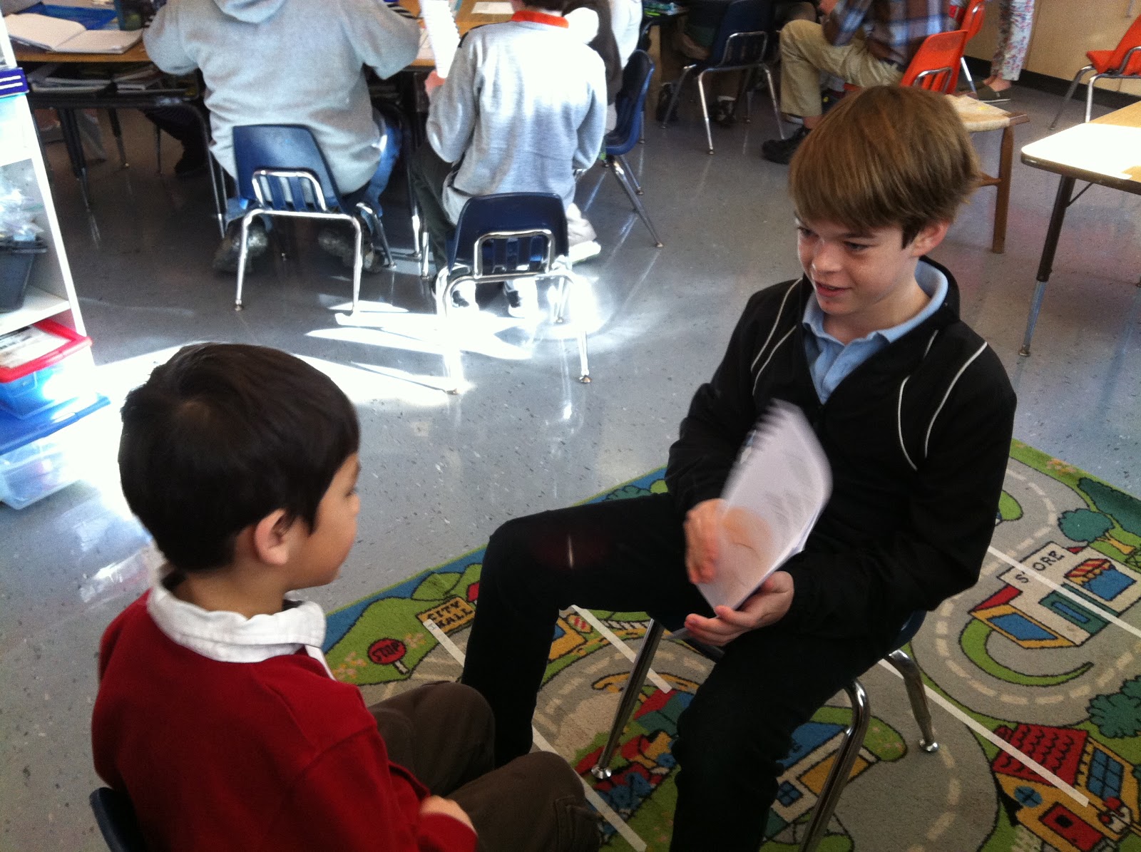 Mrs. Hannah's First Grade Class: Mrs. Plank's 6th Grade English Class