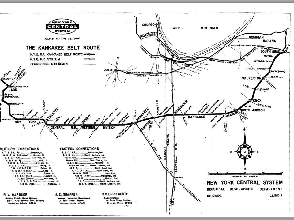 Industrial History: Kankakee Belt Route Overview and Chicago Bypass ...