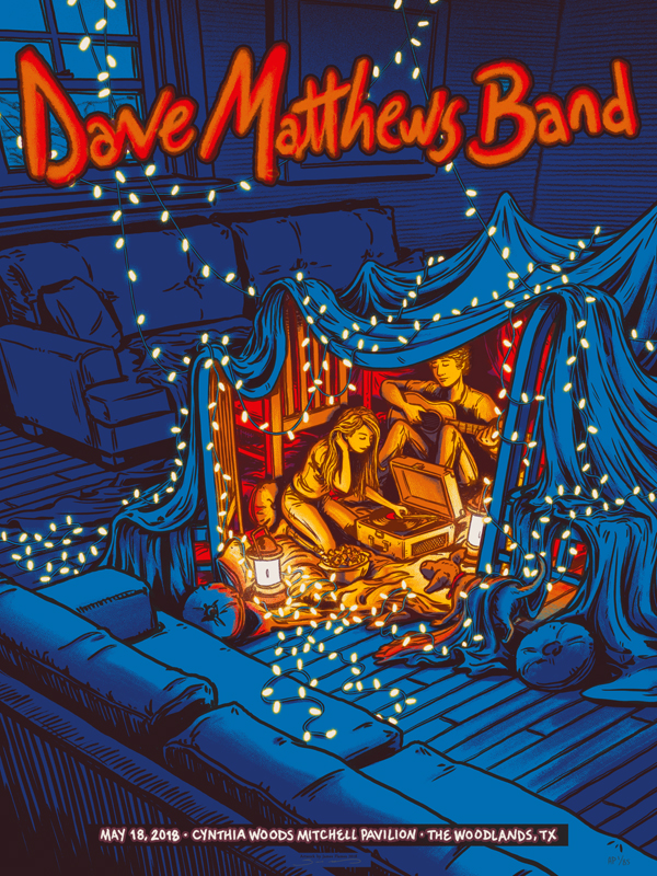 INSIDE THE ROCK POSTER FRAME BLOG: James Flames Dave Matthews Band ...