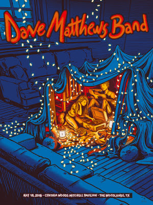 INSIDE THE ROCK POSTER FRAME BLOG: James Flames Dave Matthews Band ...
