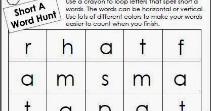 Primary Inspiration: Short A Freebie