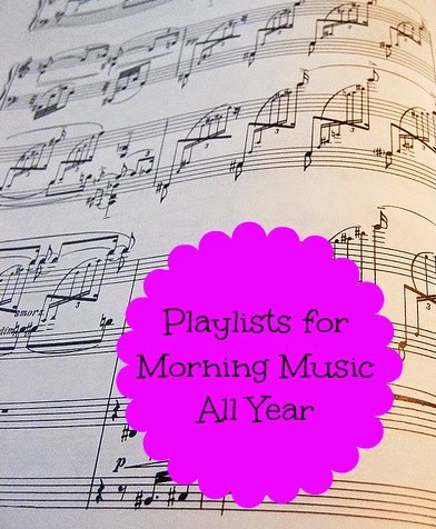 The Teacher Bin: Morning Music Playlists Throughout the Year