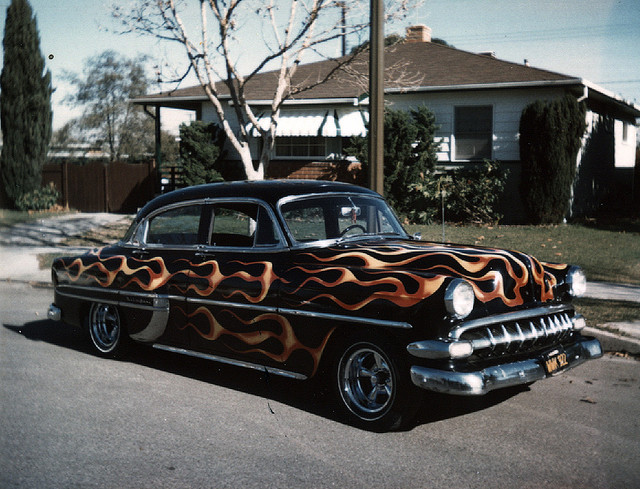 Speedboys: 54 Chevy Custom flame