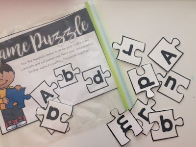 TeacherMomPlus3: 5 Hands On Name Activity Ideas