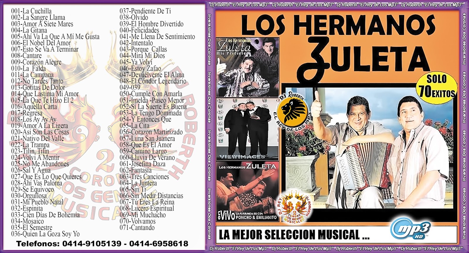 Los Hermanos Zuletas (Discográfia Y Colección) - DjRoberth El Rey De ...