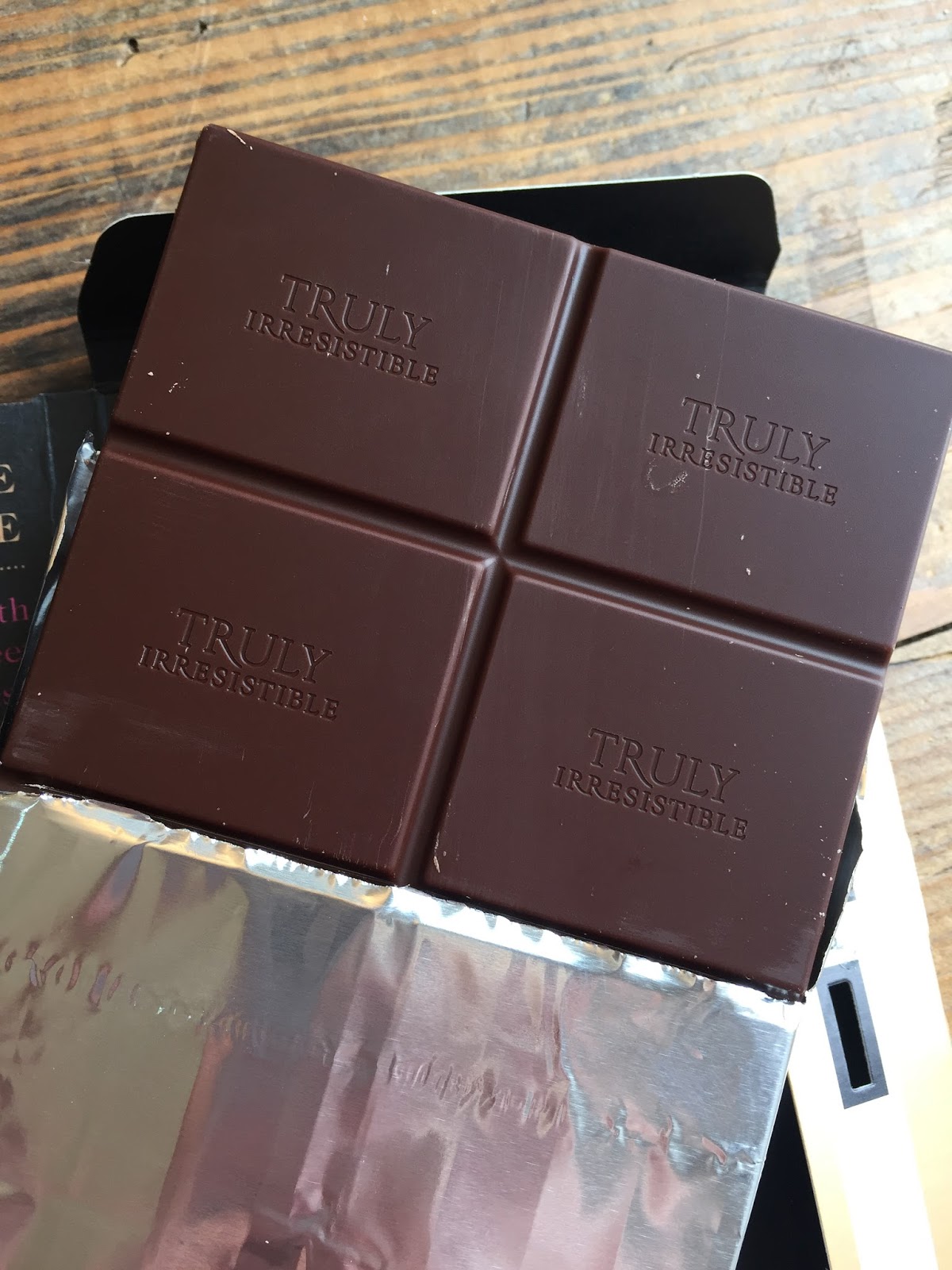 Co Op Truly Irresistible Dark Chocolate with Raspberry