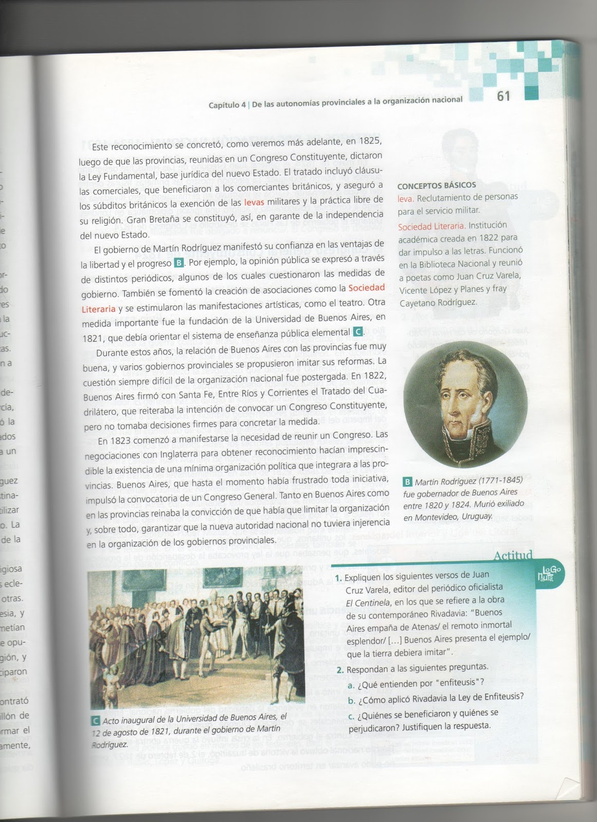 Material de Historia: Las reformas de Rivadavia